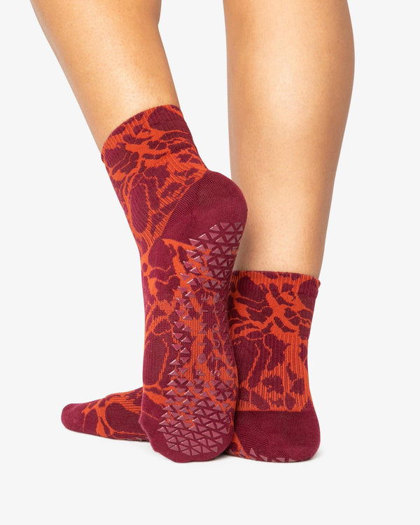 Crackle Ankle Grip Sock - pac-mfg