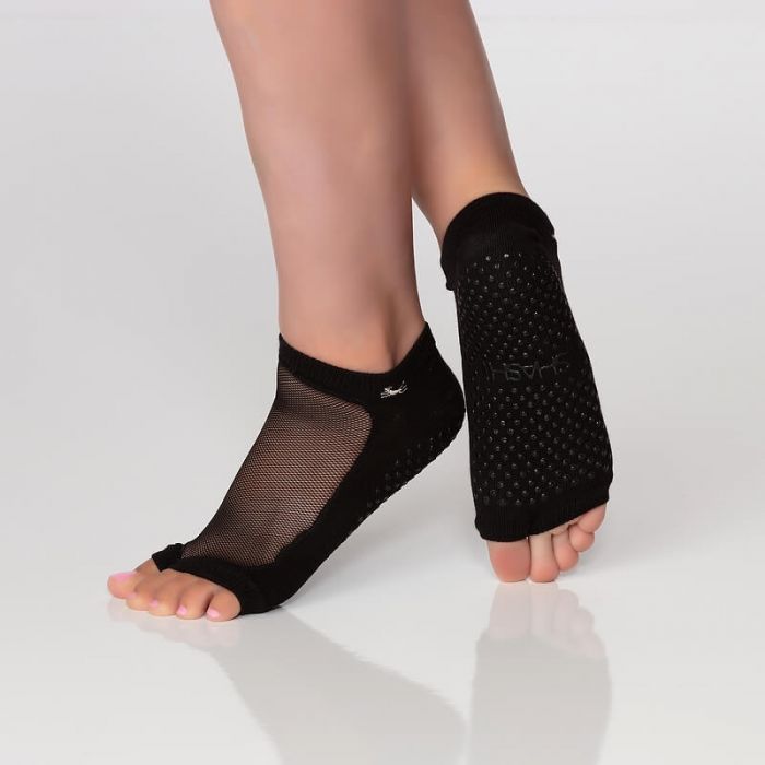 SHASHI CLASSIC Woman’s Open Toe Mesh Top Grip Socks – pac-mfg